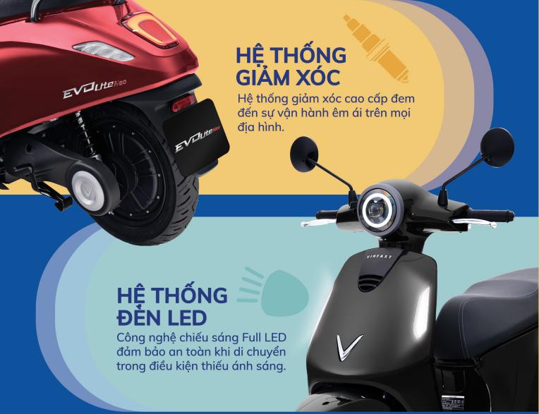 Xe Máy Điện Vinfast Evo Neo Kèm Pin LFP | Cần Bằng Lái